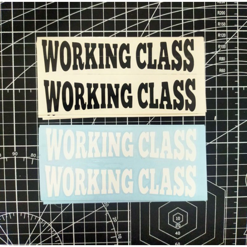 Cutting Sticker WORKING CLASS stiker | Shopee Malaysia