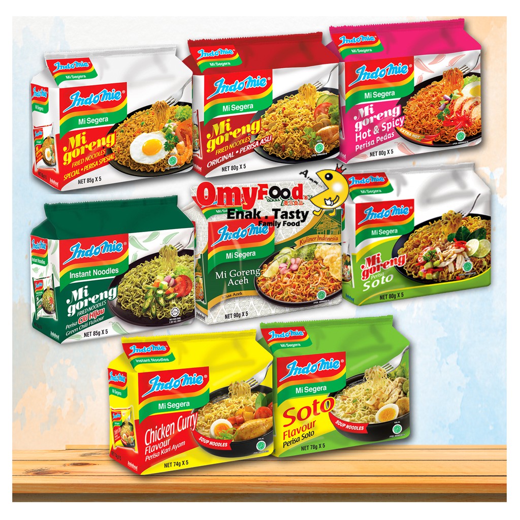 Indomie Fried Noodle[Original/Special/Hot&Spicy/Cili Hijau/Aceh/Soto ...