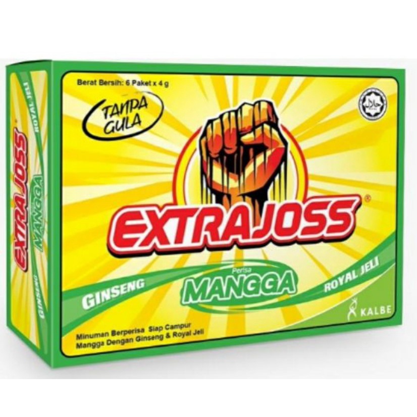 Jus Tenaga Extra Joss Mango 6 sachets x 10 [BOX] | Shopee Malaysia