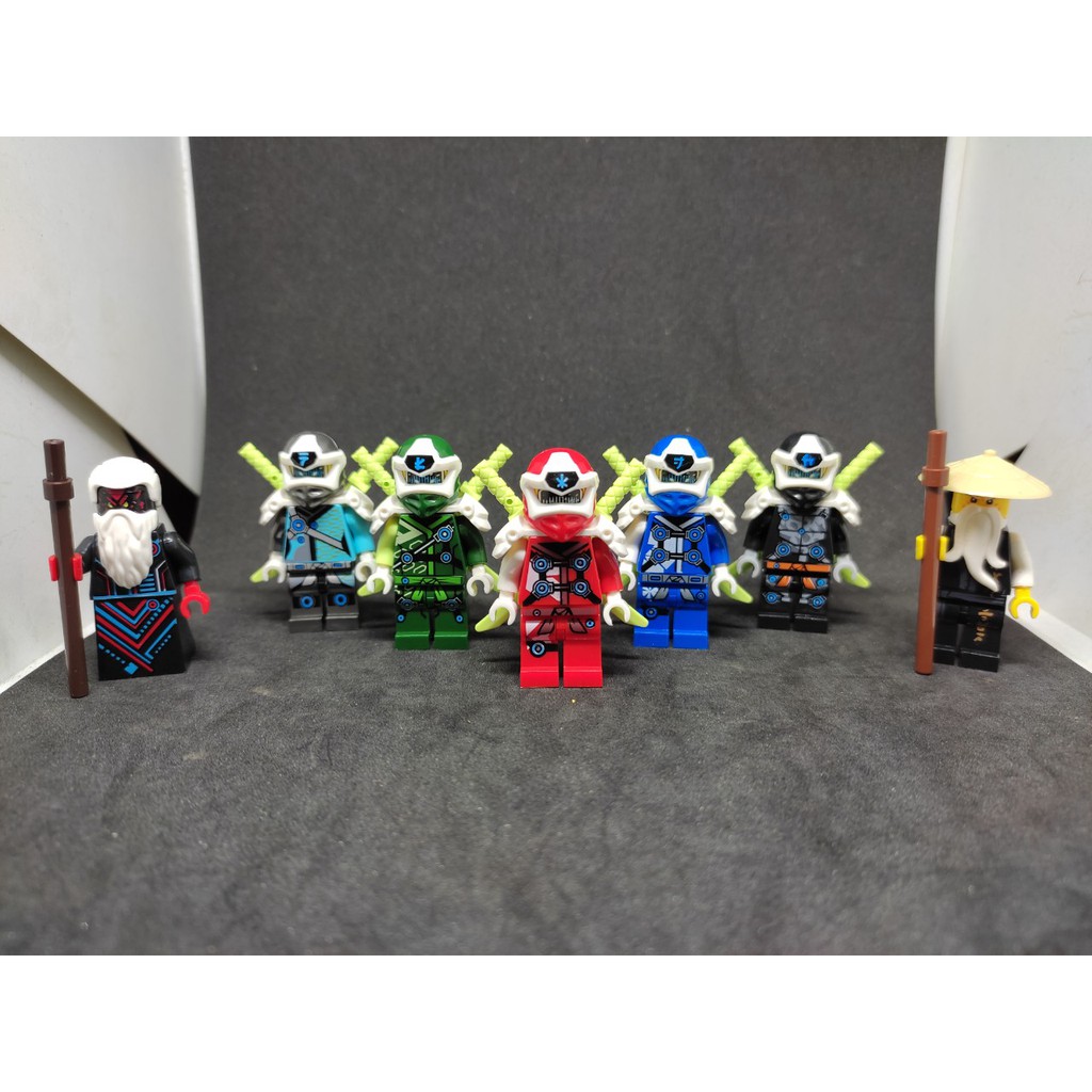 Hot Toys!! Combo 7 Characters Ninjgago non Lego Minifigures (100% New ...