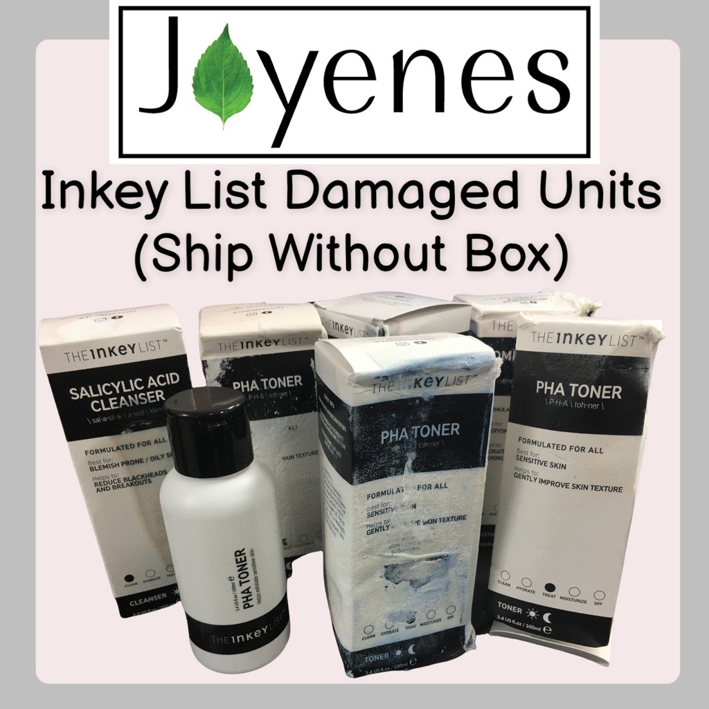 Inkey List Box Damaged Units (Ship Without Box) | Shopee Malaysia