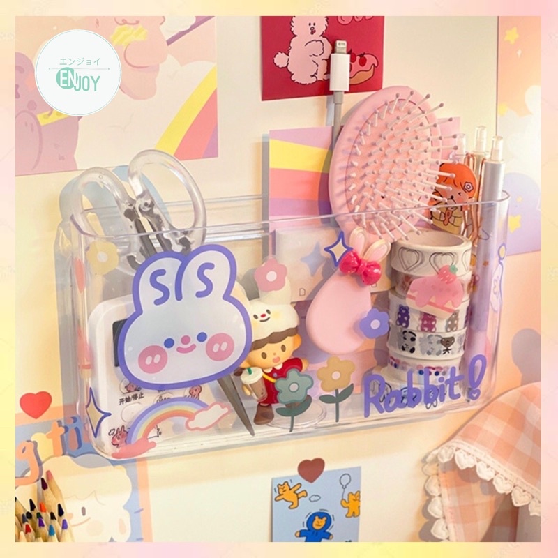 Multipurpose Acrylic Storage Box Aesthetic Stationery Holder - RK09 ...