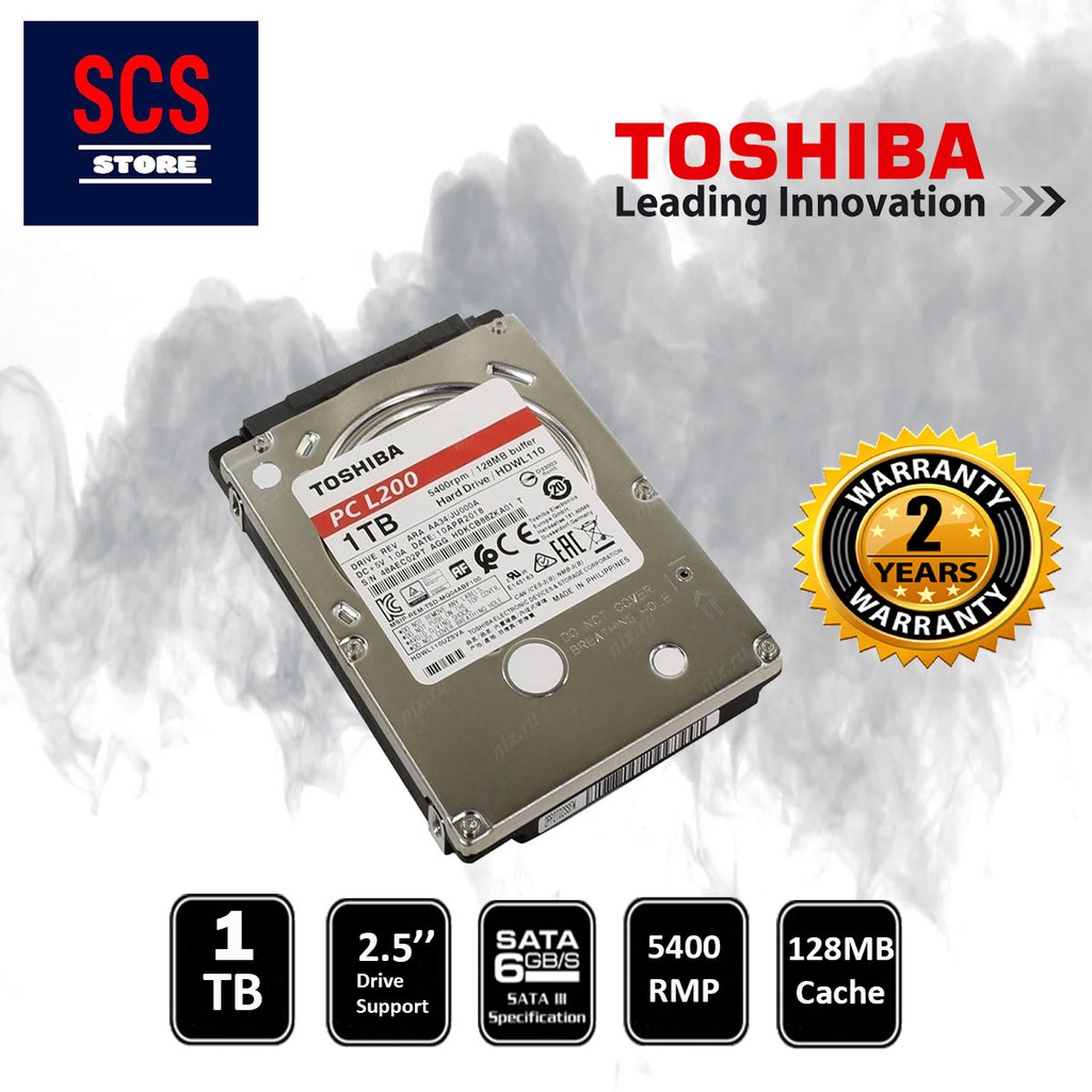 TOSHIBA 1TB L200 2.5" Internal Hard Disk Drive | Shopee Malaysia