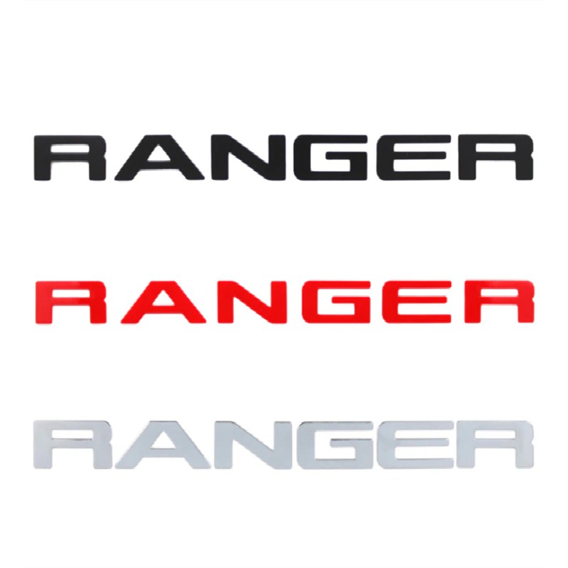 Ford Ranger Grille Top Logo Letter Grills RANGER 3D Emblem | Shopee ...