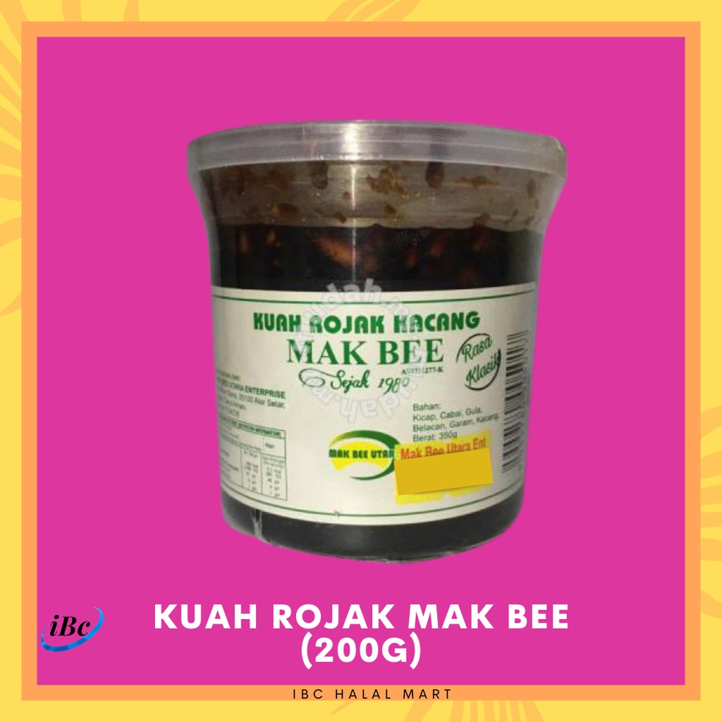 TERMURAHHH 💥Hot Sale💥 KUAH ROJAK MAK BEE Utara (200 Gram) 💥 | Shopee ...