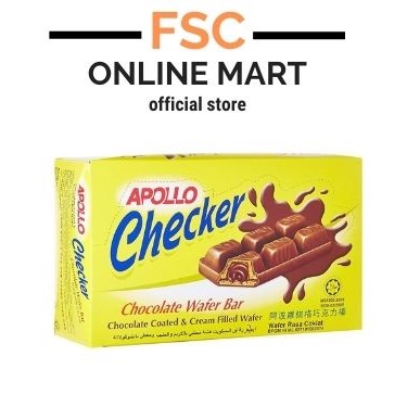 [FSC] Apollo Checker Chocolate Wafer Bar 24pieces x 15gm (1788 ...