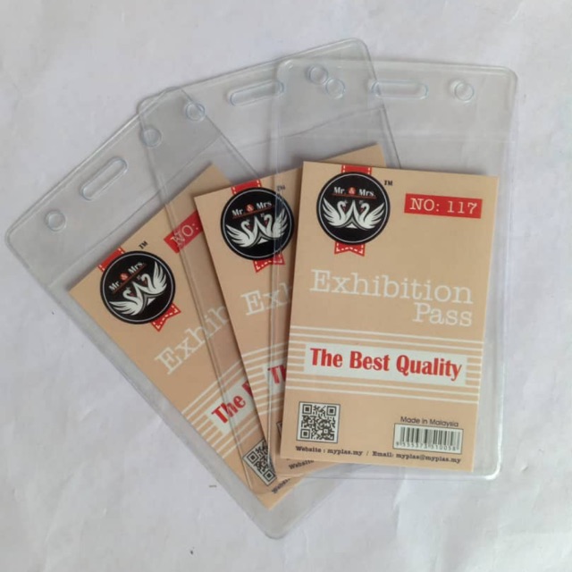 ID Card/ PVC Name Tag/Exhibition Pass no.117 (11cm X 6cm whole ID Card ...