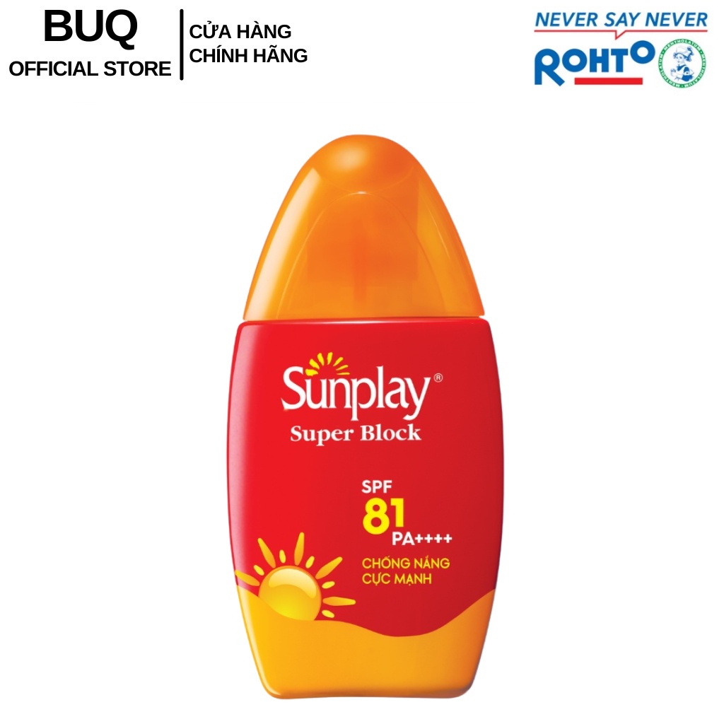 Sunplay Super Block Extremely Strong Sunscreen Milk Good Waterproof Spf ...