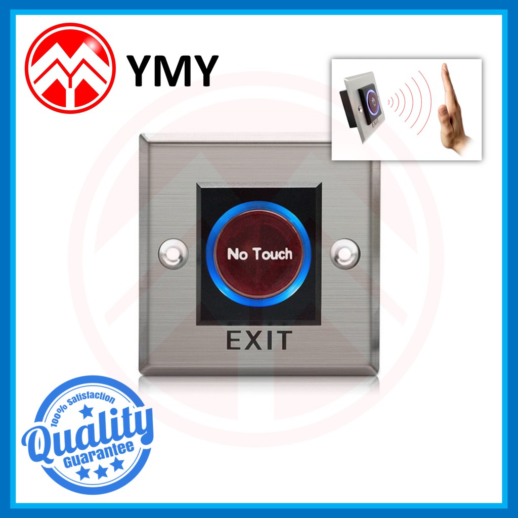 Infrared Sensor Switch No Touch Contactless Door Release Sensor with LED Indication Door Access ...