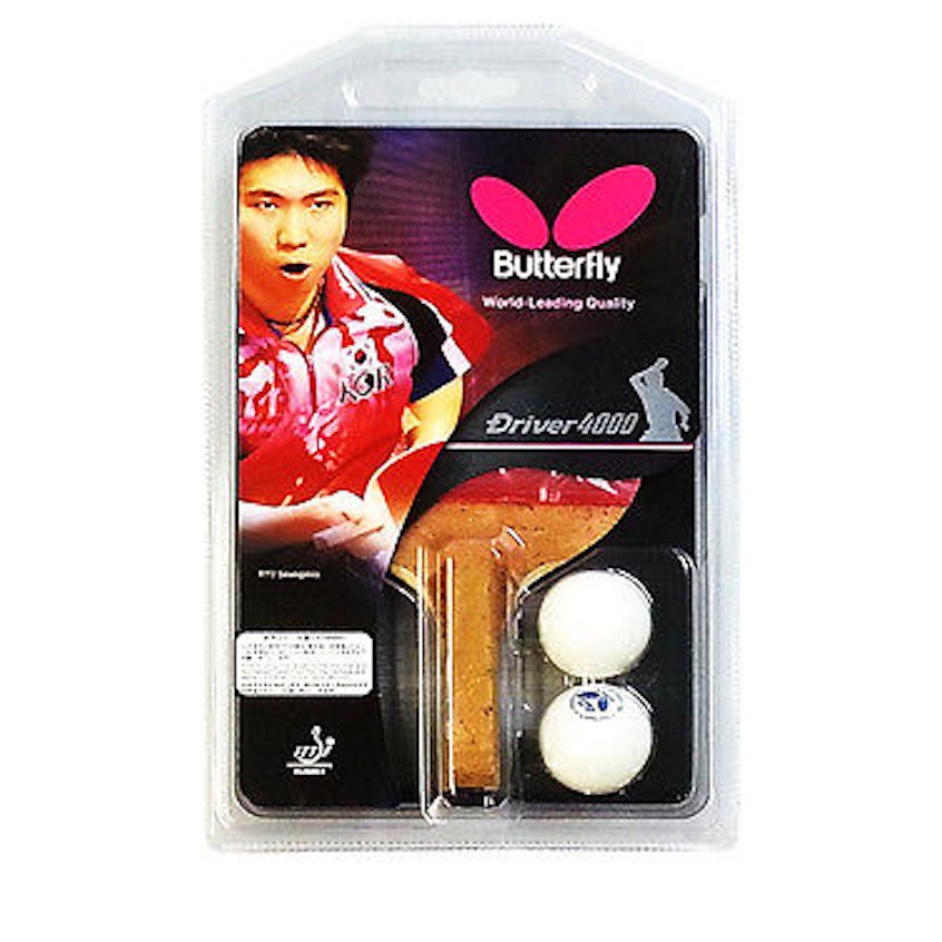 Butterfly Driver 4000 Penhold Pre-assembled Table Tennis Racket with ...