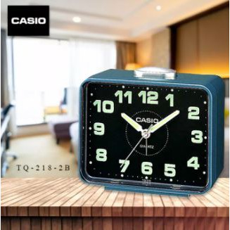 Casio Original Table Clock & Alarm Clock TQ-218-2 ( BLUE COLOR ...