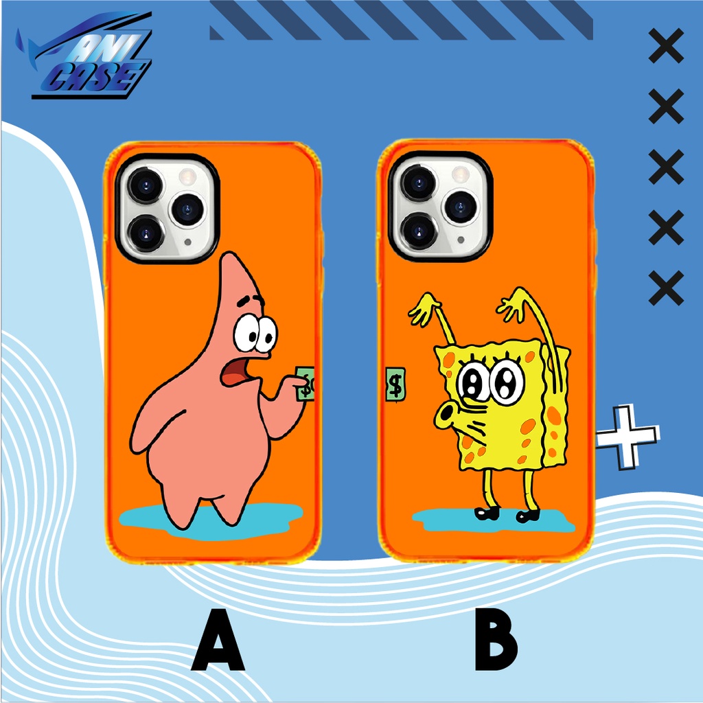 PATRICK AND SPONGEBOB BEST FRIEND (NEON CASE)(MEME SERIES) BUMPER CASE ...