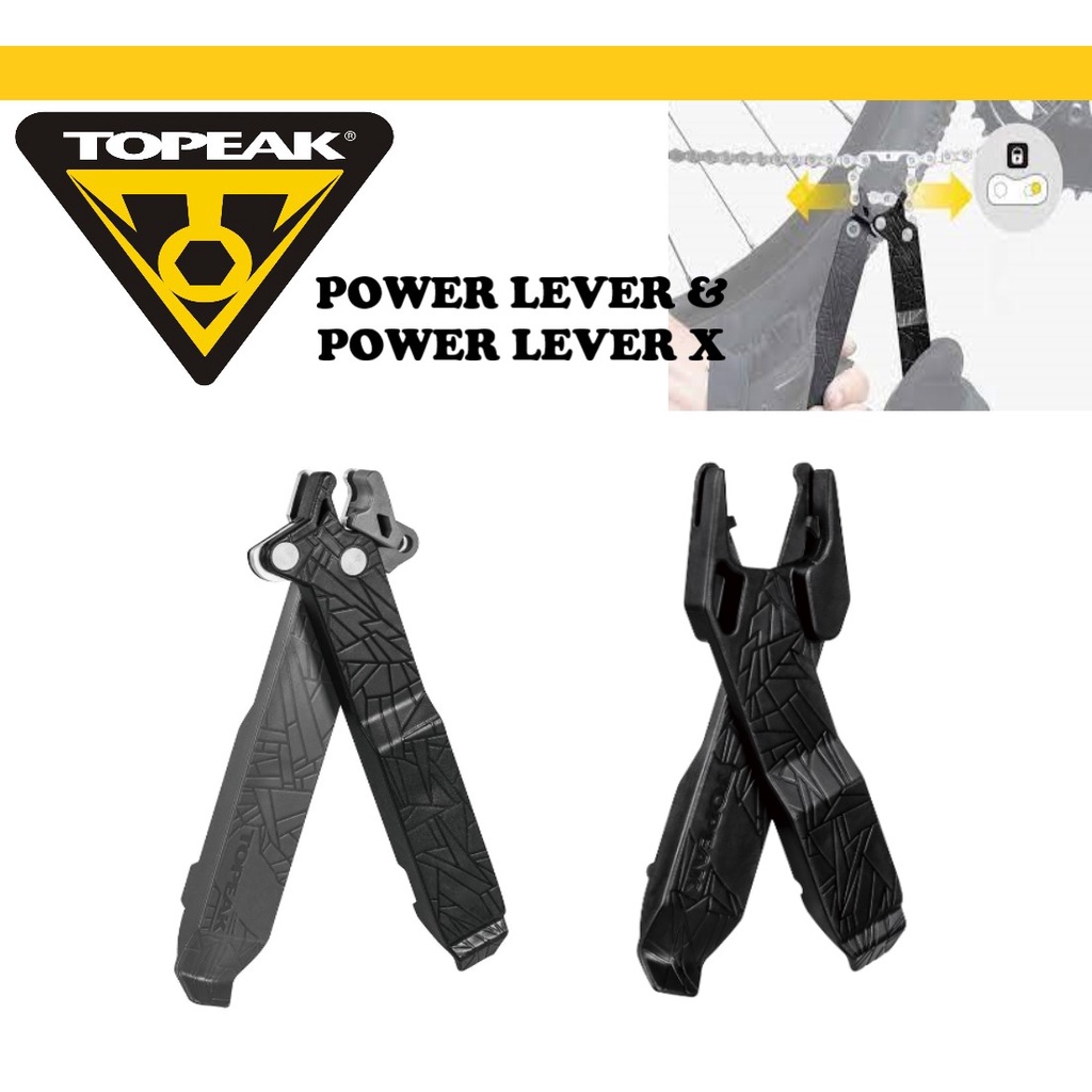 TOPEAK POWER LEVER / POWER LEVER X Multi Function Tire Lever Tools ...