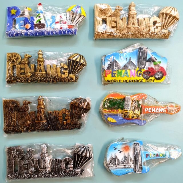 Penang Attraction 3D Souvenir Fridge Magnet Collection 💜Ready Stock💜 ...
