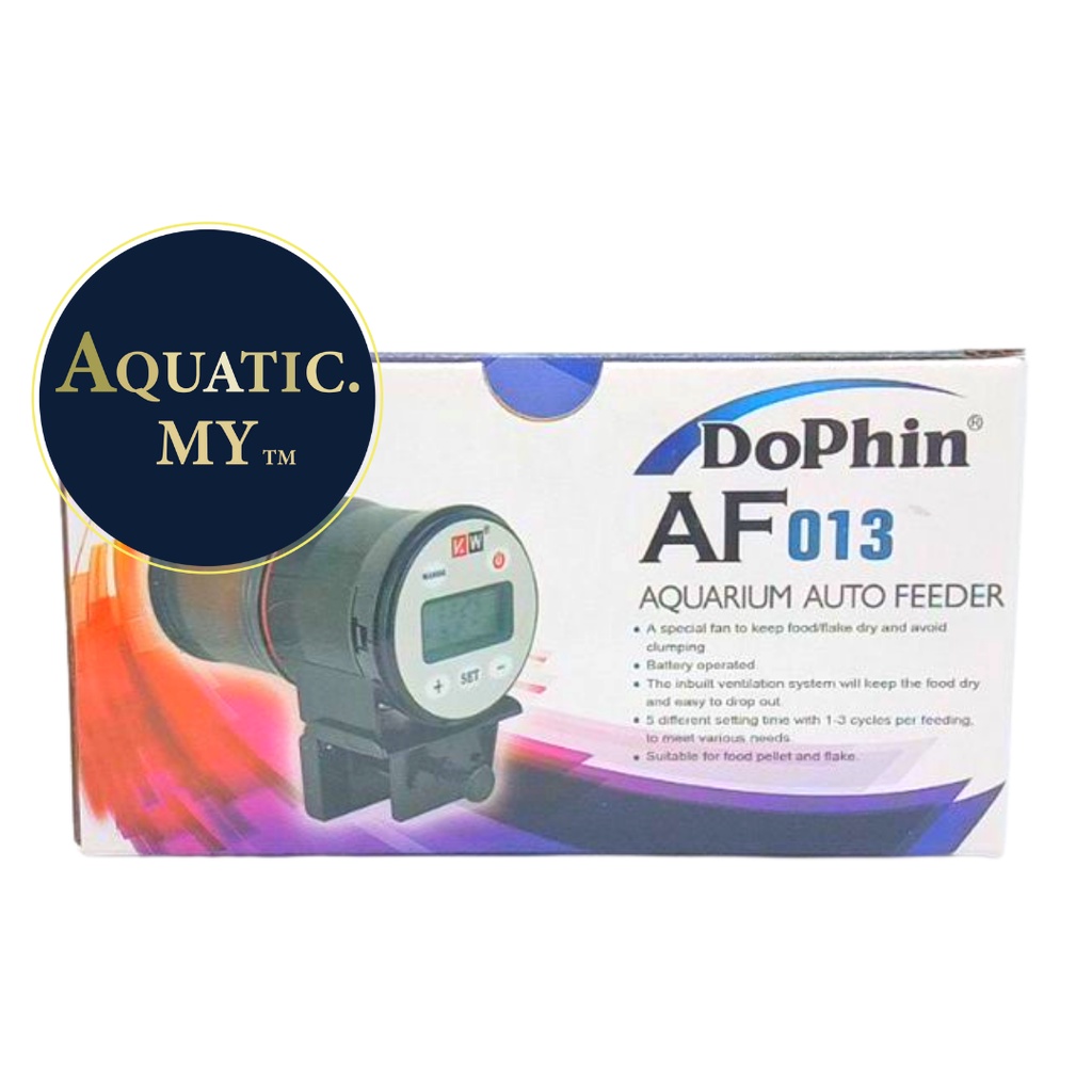 Dophin Aquarium Auto Feeder AF012 AF013 Auto Feeding Machine | Shopee Malaysia