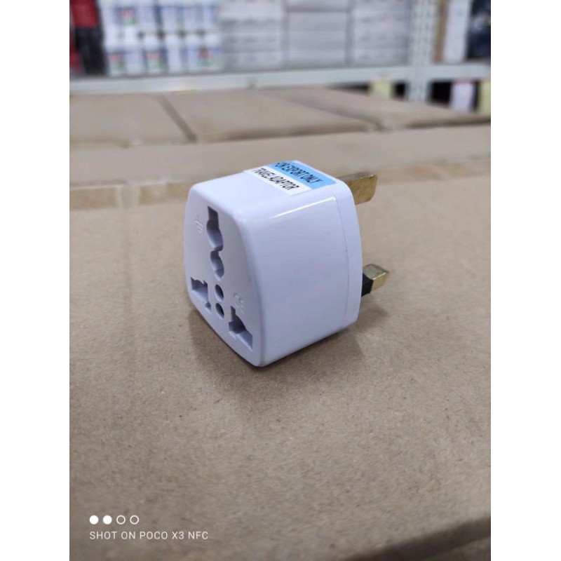 [Ready Stock] A0985# 3 Pin conversion plug/3 Pin 转换插/Palam penukaran 3 ...