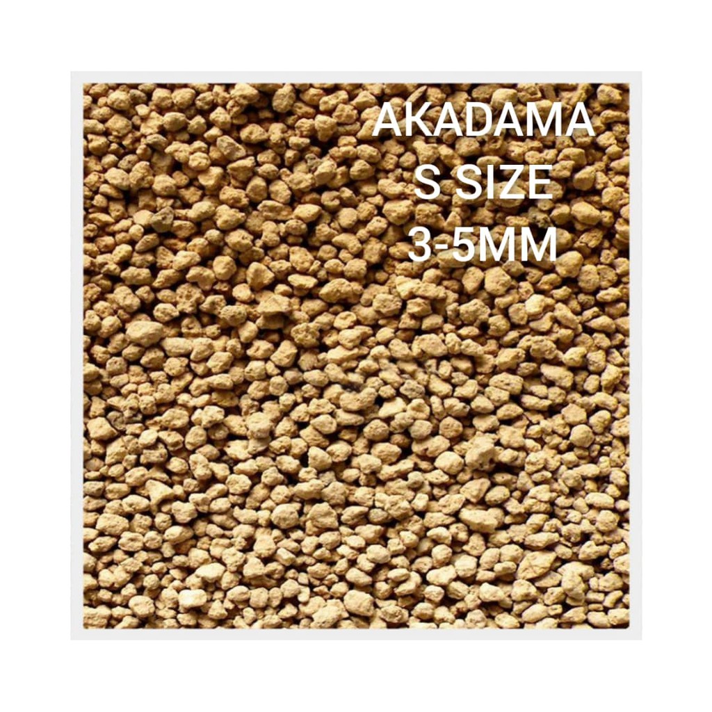 Akadama Soil/赤玉土 (*Imported Japan Grade*) (S Size / 3-5mm) -HARD TYPE ...