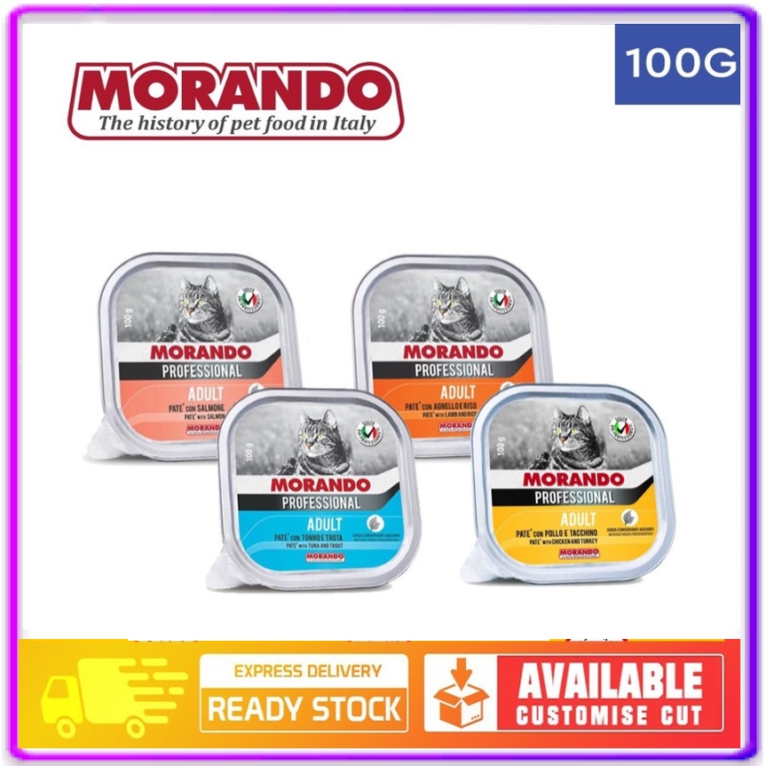(CityPets) Morando Alutray Pate Cat Wet Food 100gm / Wet Food for Cat ...