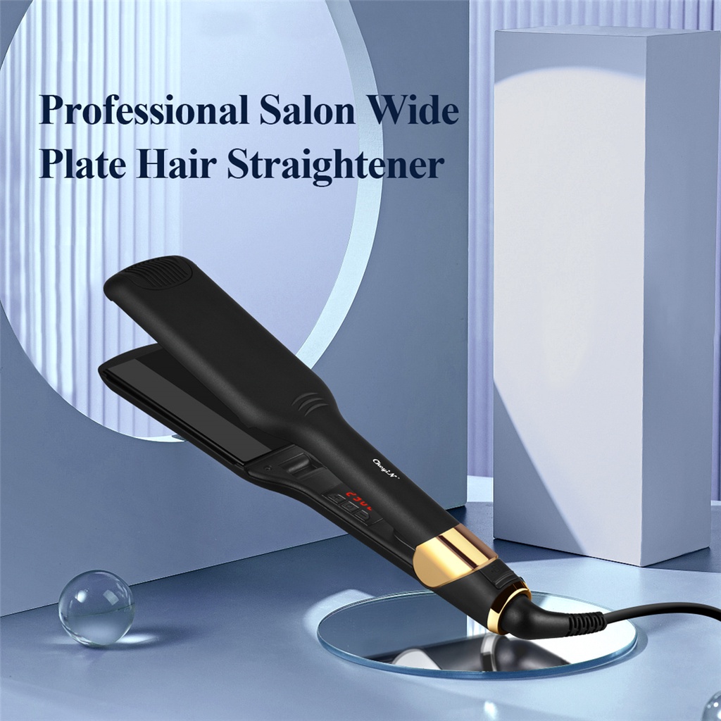 CkeyiN 55MM Wide Plate Hair Straightener Professional Hair Straightener ...