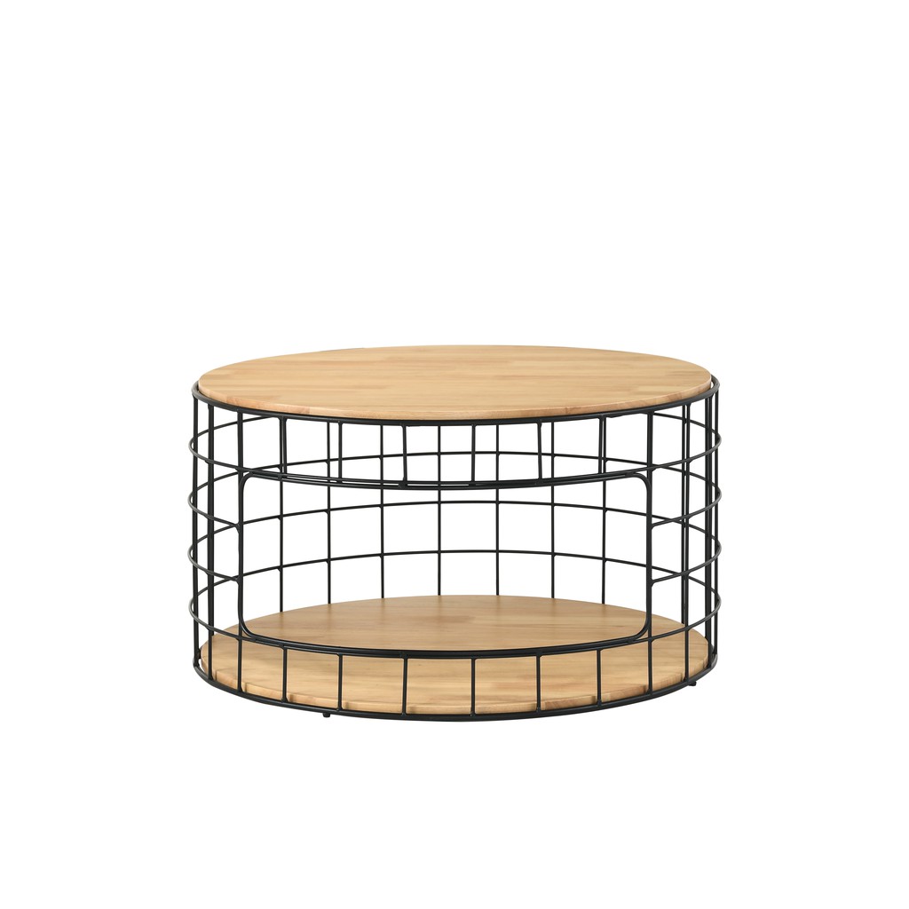 MICO Round Coffee Table Modern Round Table Meja Kopi Ruang Tamu Meja ...