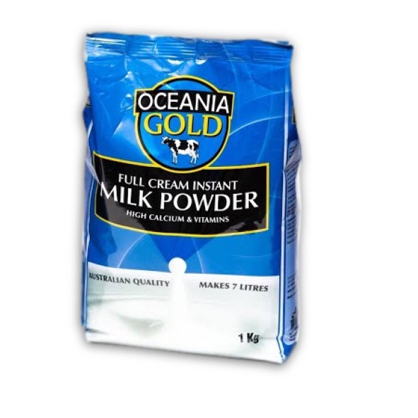 Oceania GOLD Whole Milk Powder 1KG - Devondale Full Cream Milk Powder ...