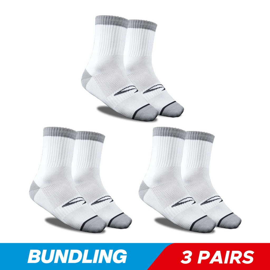910 Nineten Bundling Hatomi Quarter Socks - White (3PCS) | Shopee Malaysia