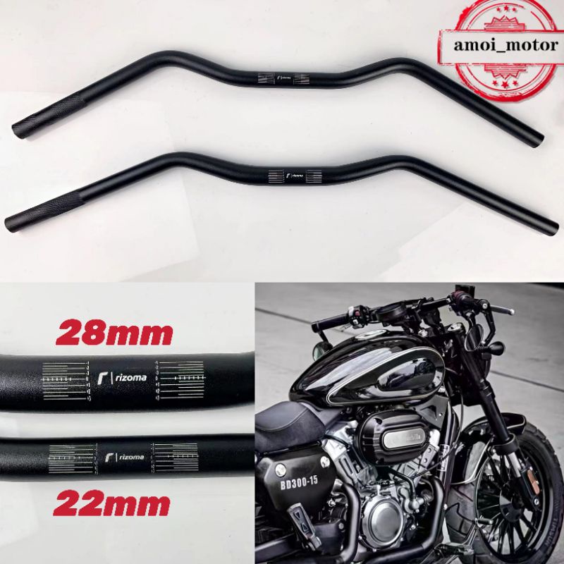 Classic Bike Chopper Handle Bar 22mm 28mm | Shopee Malaysia