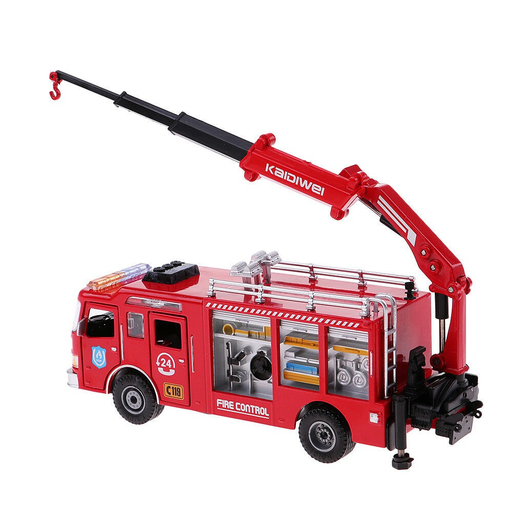 Kaidiwei (KDW) 1-50 Heavy Rescue Fire Engine Tow Truck Red Diecast ...