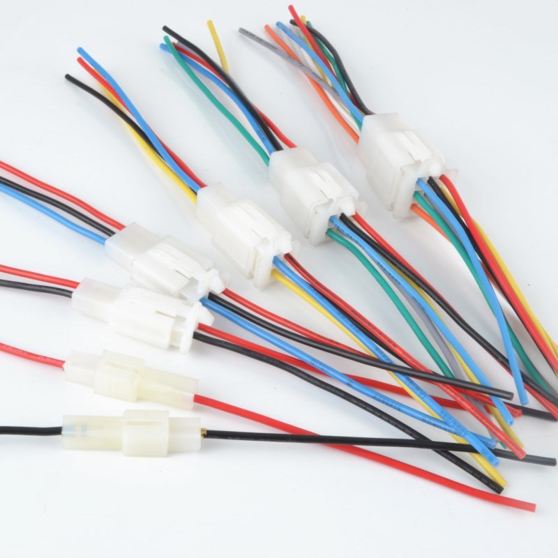 2.8mm 1 / 2 / 3 / 4 / 6-pin automobile quick connect wire connector ...