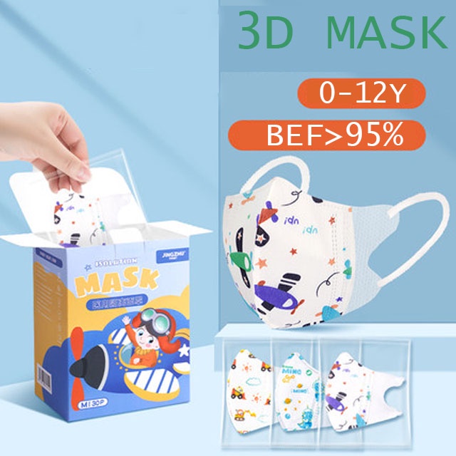 50pcs KF94 for kids Fda Approved Korean Kf 94 3D Kids Mask Korean Style ...
