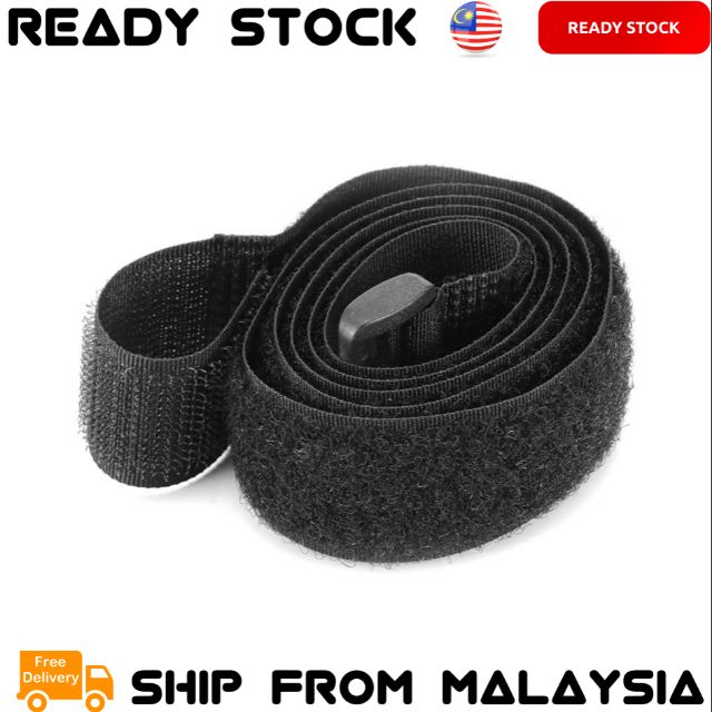 Black Nylon Rope Sticky Belt Cargo Luggage Rack Straps Fastener with ...