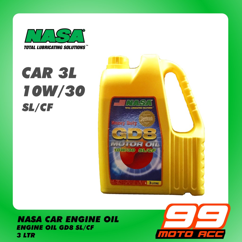 NASA GD8 10W/30 CAR OIL-3L | Shopee Malaysia