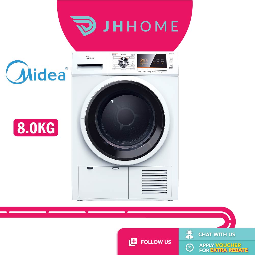 Midea 8KG Condenser Dryer Clothes Dryer MD-C8800 | Shopee Malaysia