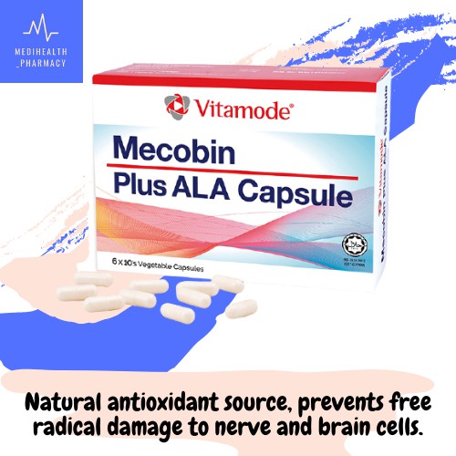 Vitamode Mecobin Plus ALA Capsule (60 capsules) | Shopee Malaysia
