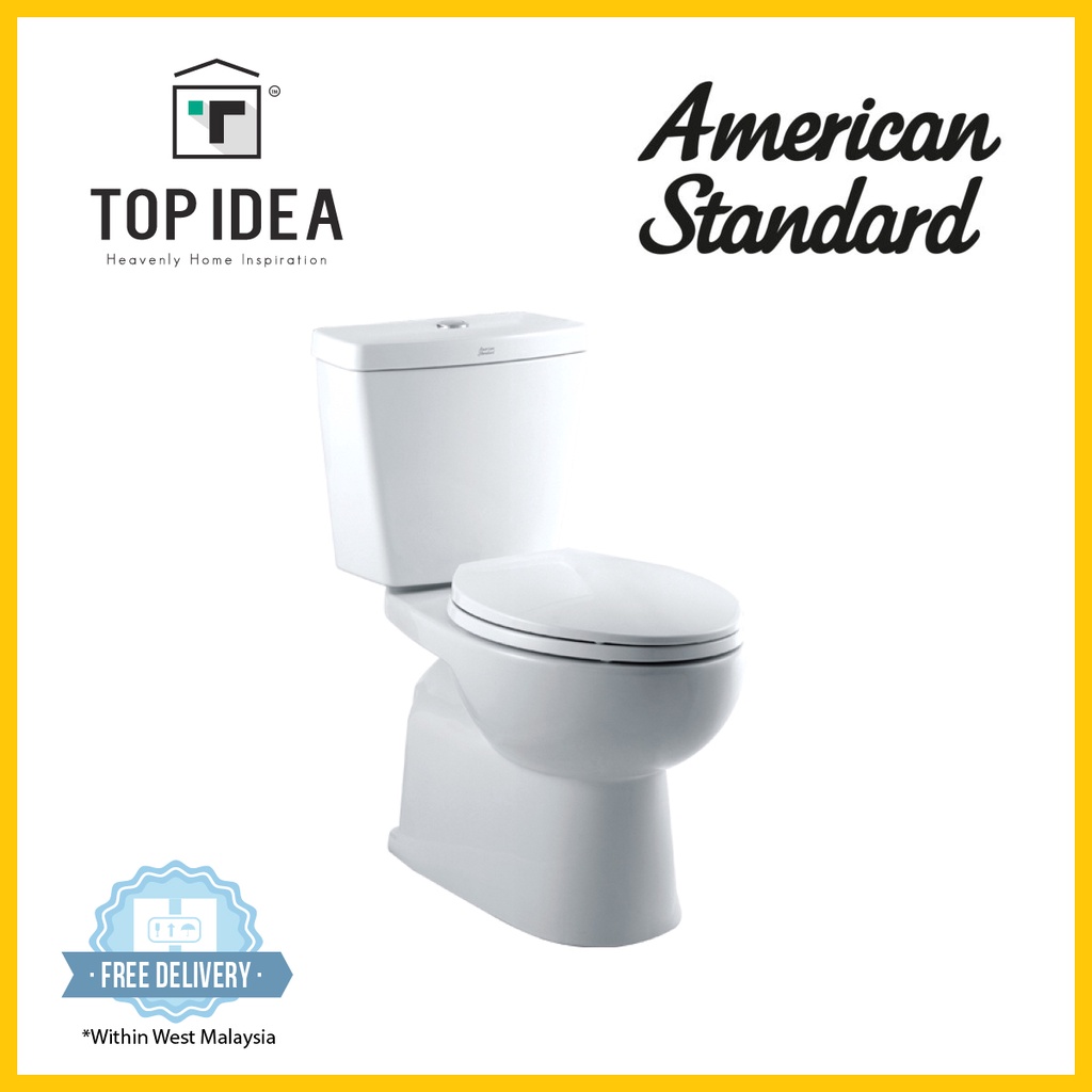 American Standard New Sibia Close Coupled Toilet Set | Wash Down Water ...