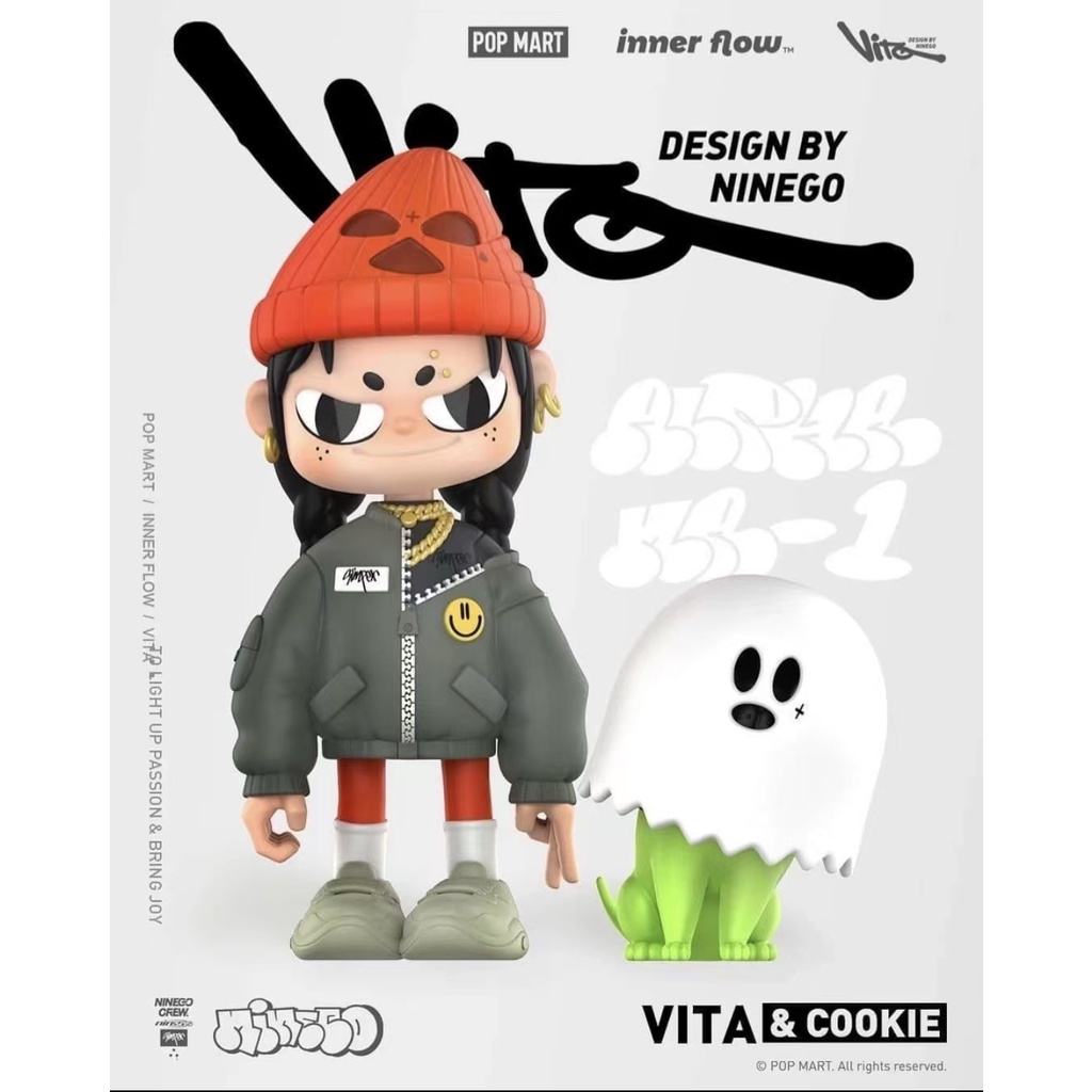 MOLLY DIMOO Pucky VITA labubu Limited Doll Special Edition POPMART Pop ...