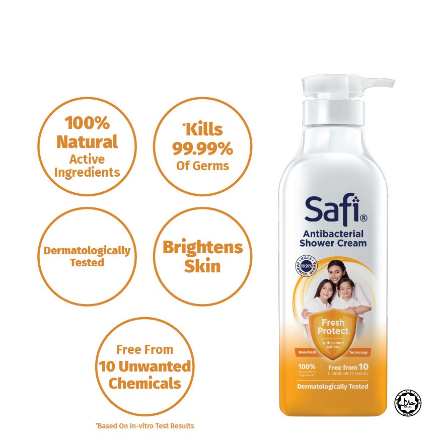 SAFI Antibacterial Shower Cream / Body Wash 950g | Shopee Malaysia