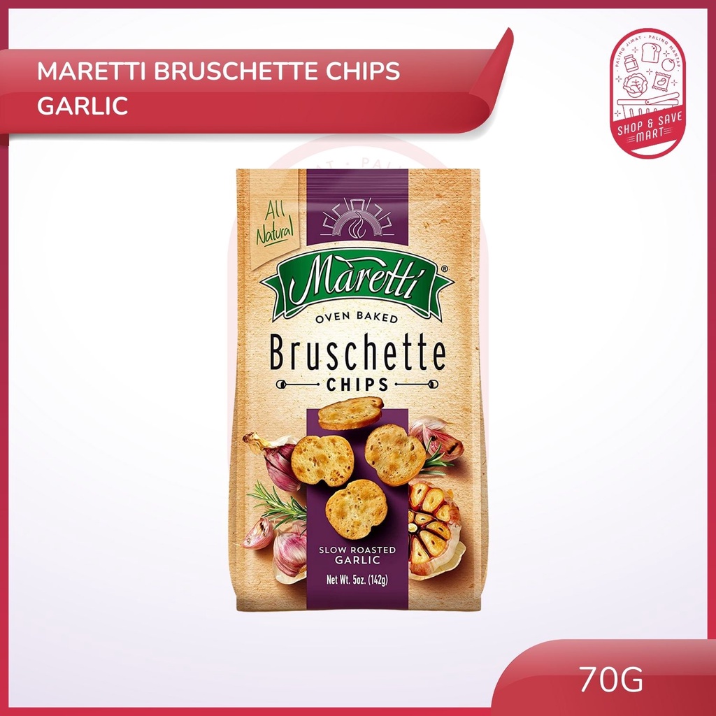 Maretti Bruschette Chips - 70g (Flavor: Vegetables / Tomato / Garlic ...