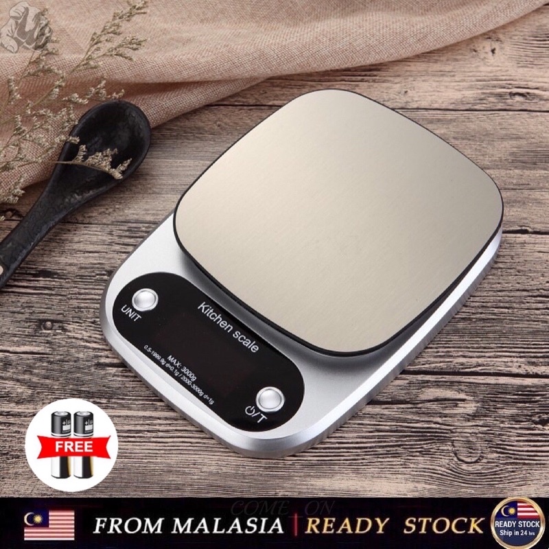 High Quality 10KG/G Electronic Stainless Steel Digital Scale / Baking ...