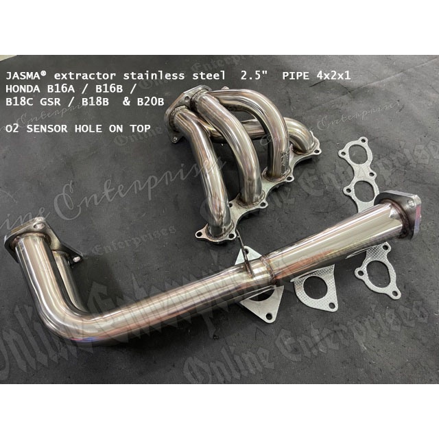 Jasma Extractor Honda B series B16A B16B B18C B18B B20B 4x2x1 Extractor ...