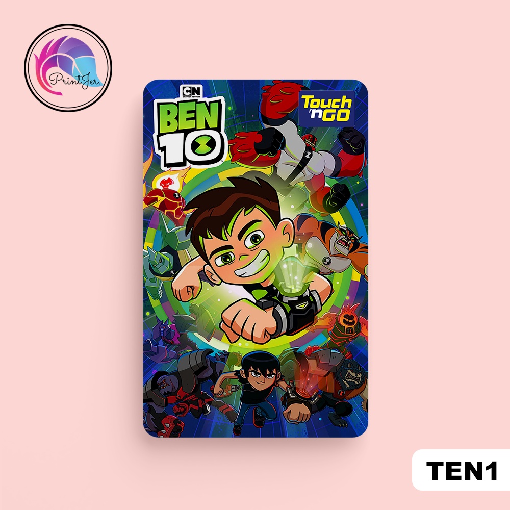 BEN 10 ( SERIES 1 ) - Touch n Go Card Sticker Cover (Waterproof, High Quality) ,TNG CARD sticker ...