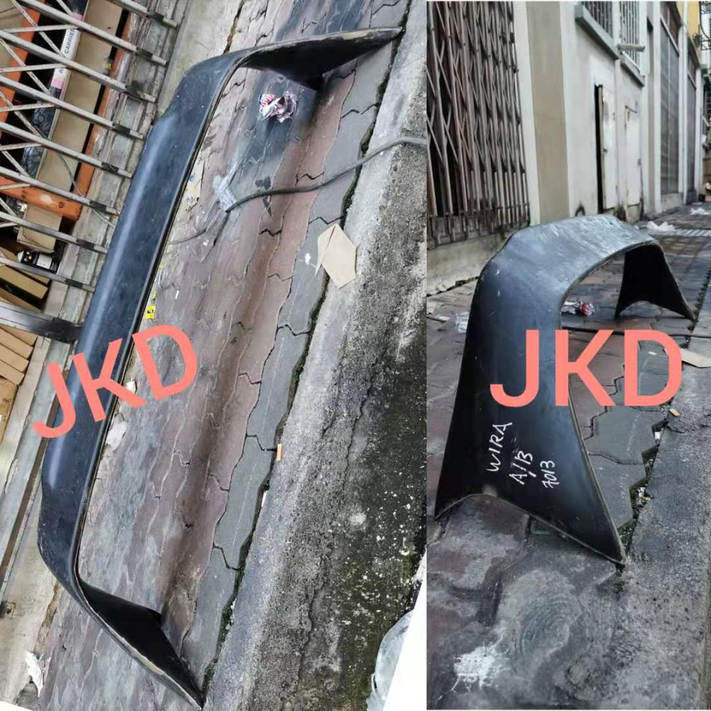 SPOILER WIRA AEROBACK A/B AERO BACK DC2 FRP HARD FIBER MATERIAL LL7013 ...