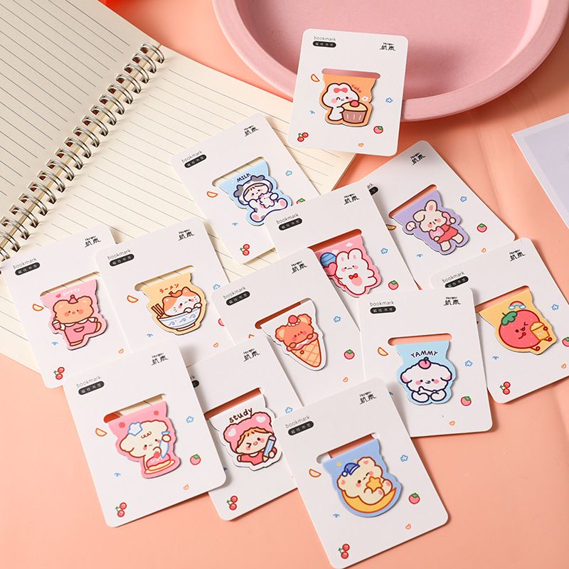 Ready Stock ~Cute Cartoon Magnetic Bookmark Magnet Bookmark Clip ...
