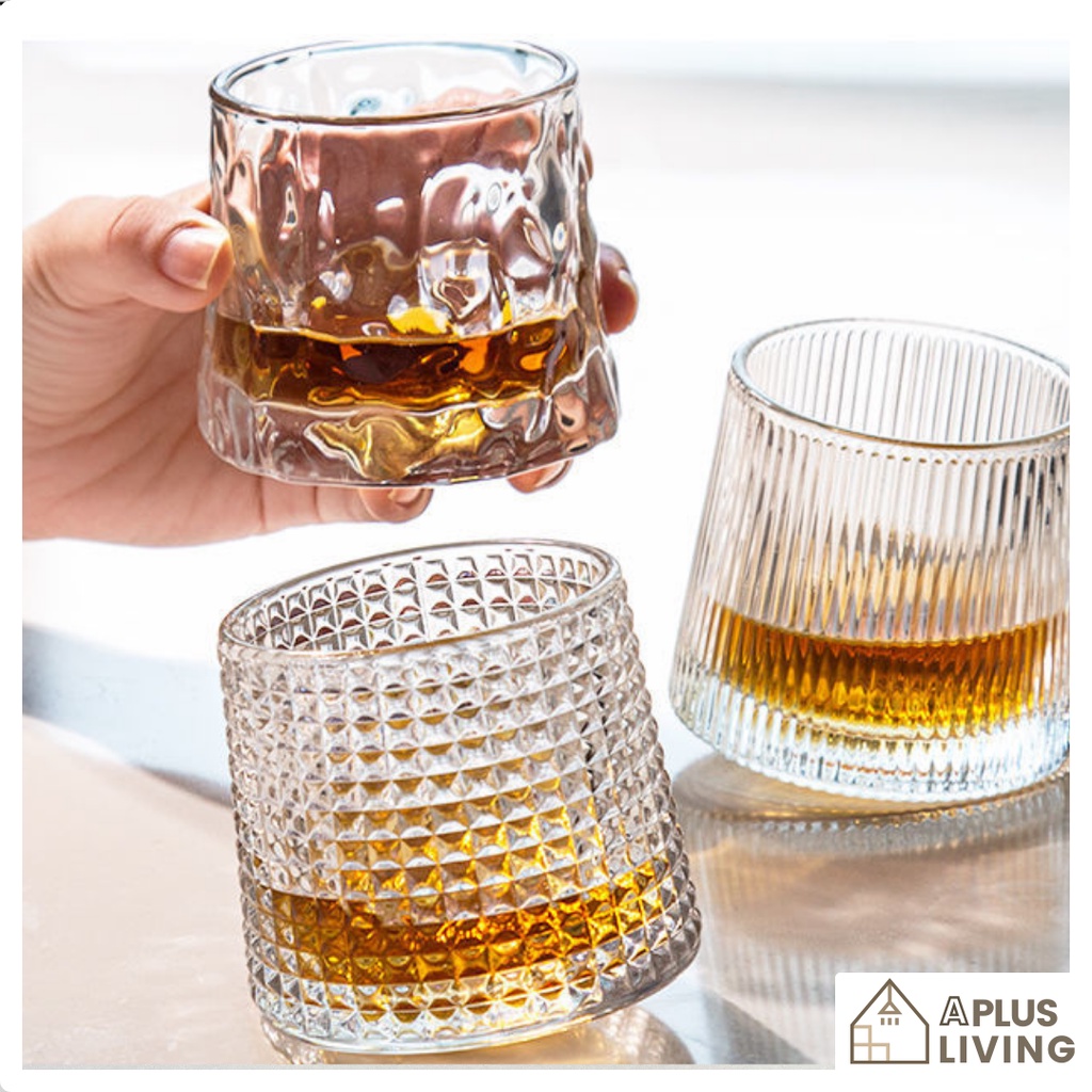 Spinning Whisky Glass Cocktail Brandy Whisky Tequila Cognac Spinning ...