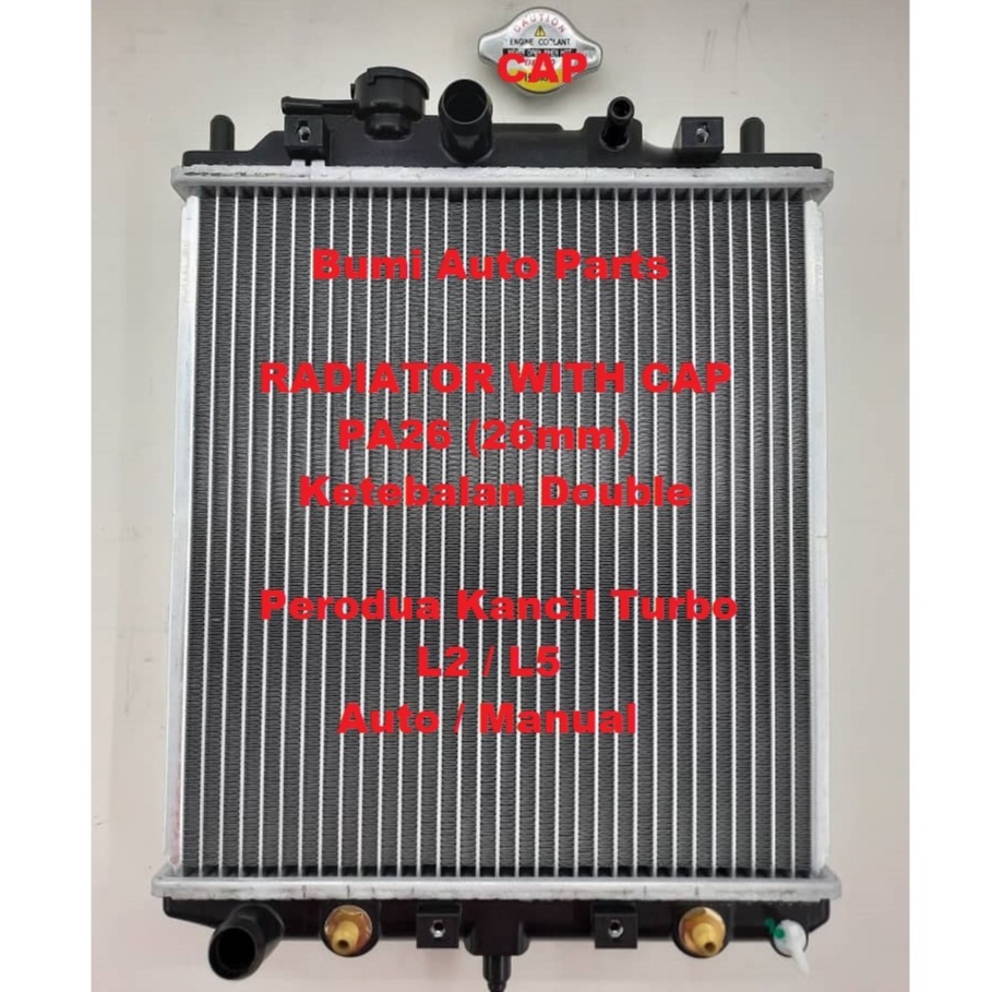 Radiator Perodua Kancil L2 / L5 Turbo Auto / Manual Kancil Turbo ...
