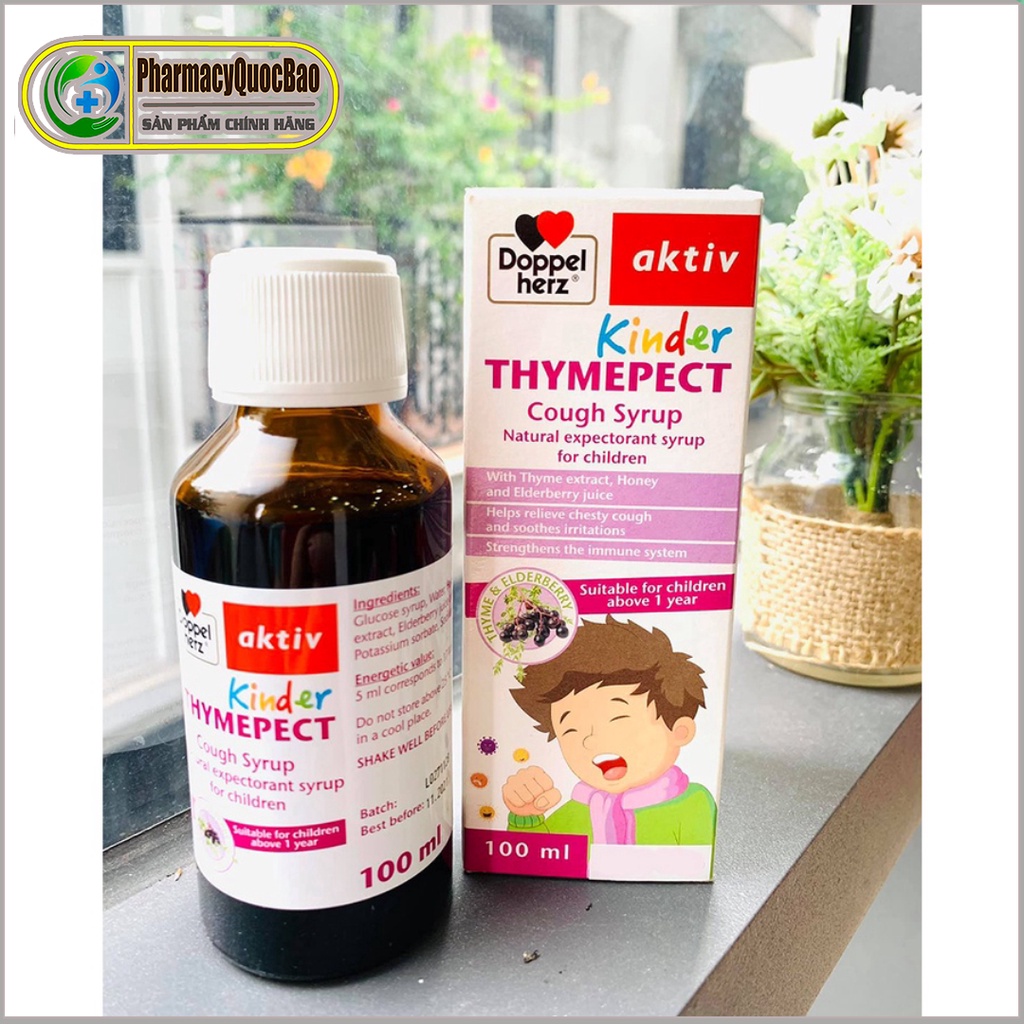 Doppelherz Aktiv Kinder Thymepect Cough Syrup ho Syrup - Supports Cough ...