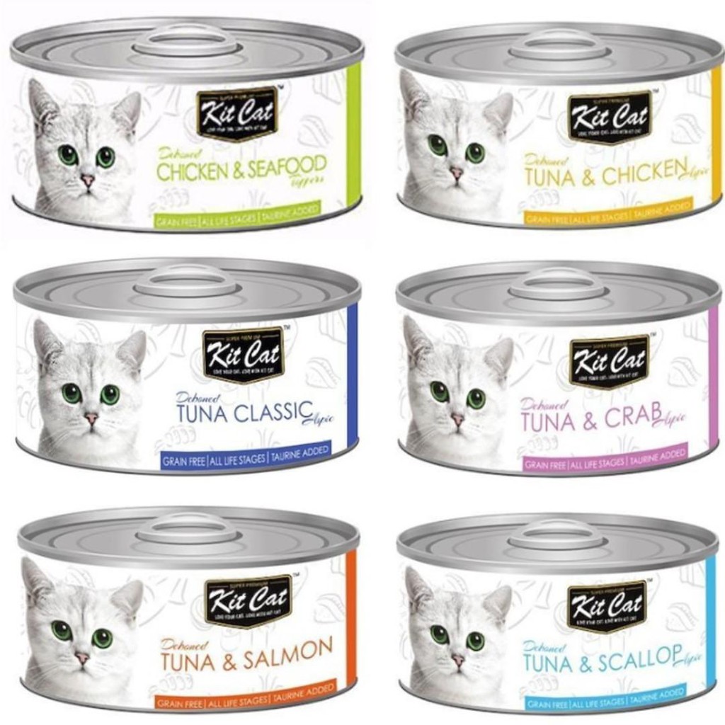 KIT CAT CANNED CAT FOOD 80G/Kit Cat Super Premium Grain Free(kitcat ...