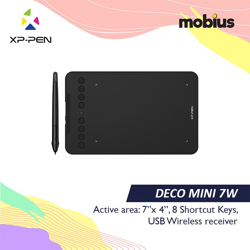 XP-Pen Deco mini7W Wireless Drawing Tablet | Shopee Malaysia