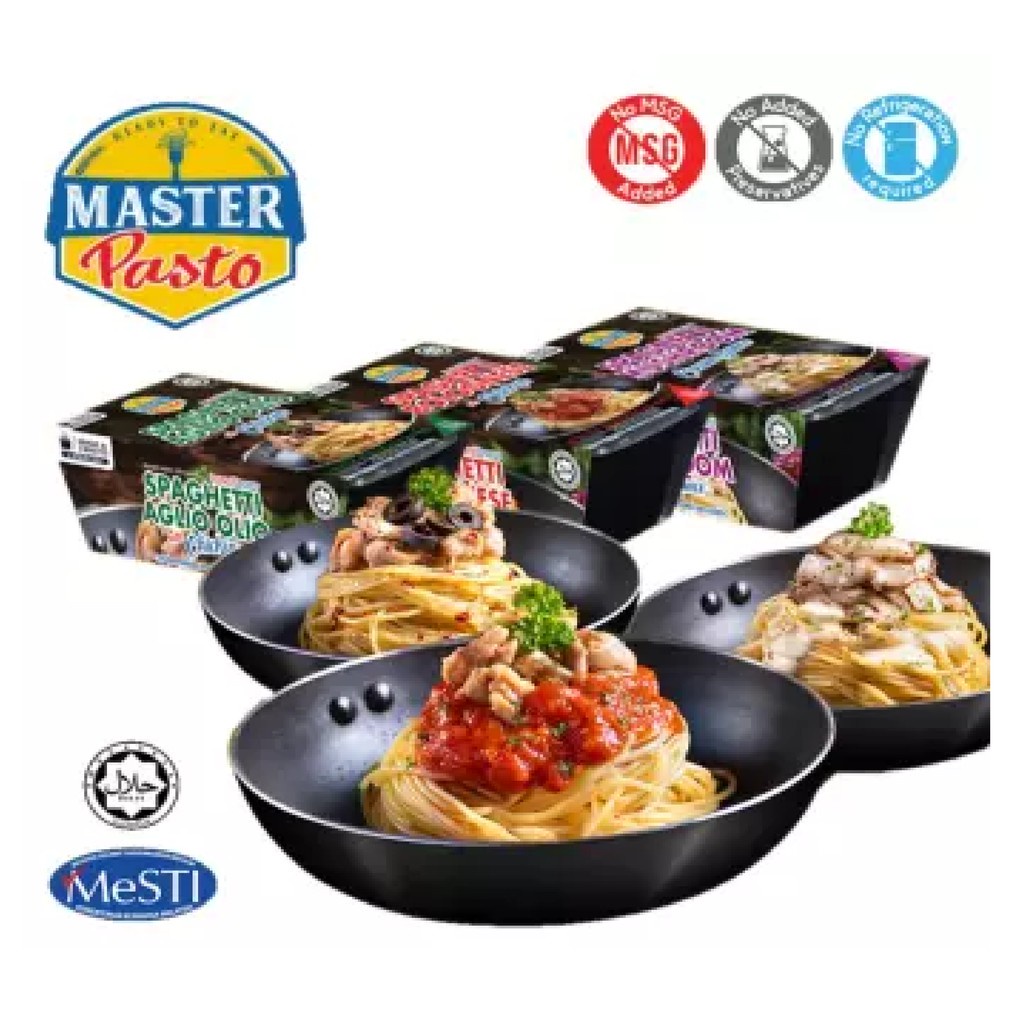 MASTER PASTO SPAGHETTI (3 MINUTES) (MUSHROOM CREAM SAUCE / CHICKEN ...