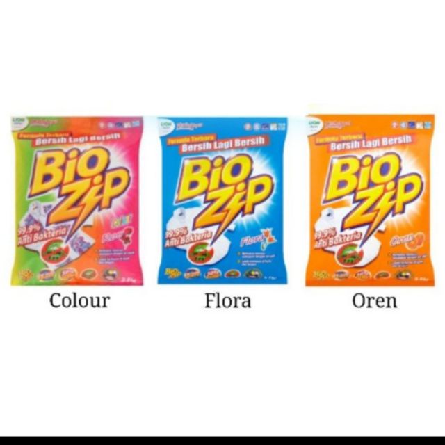 Biozip Detergent Powder 750g | Shopee Malaysia